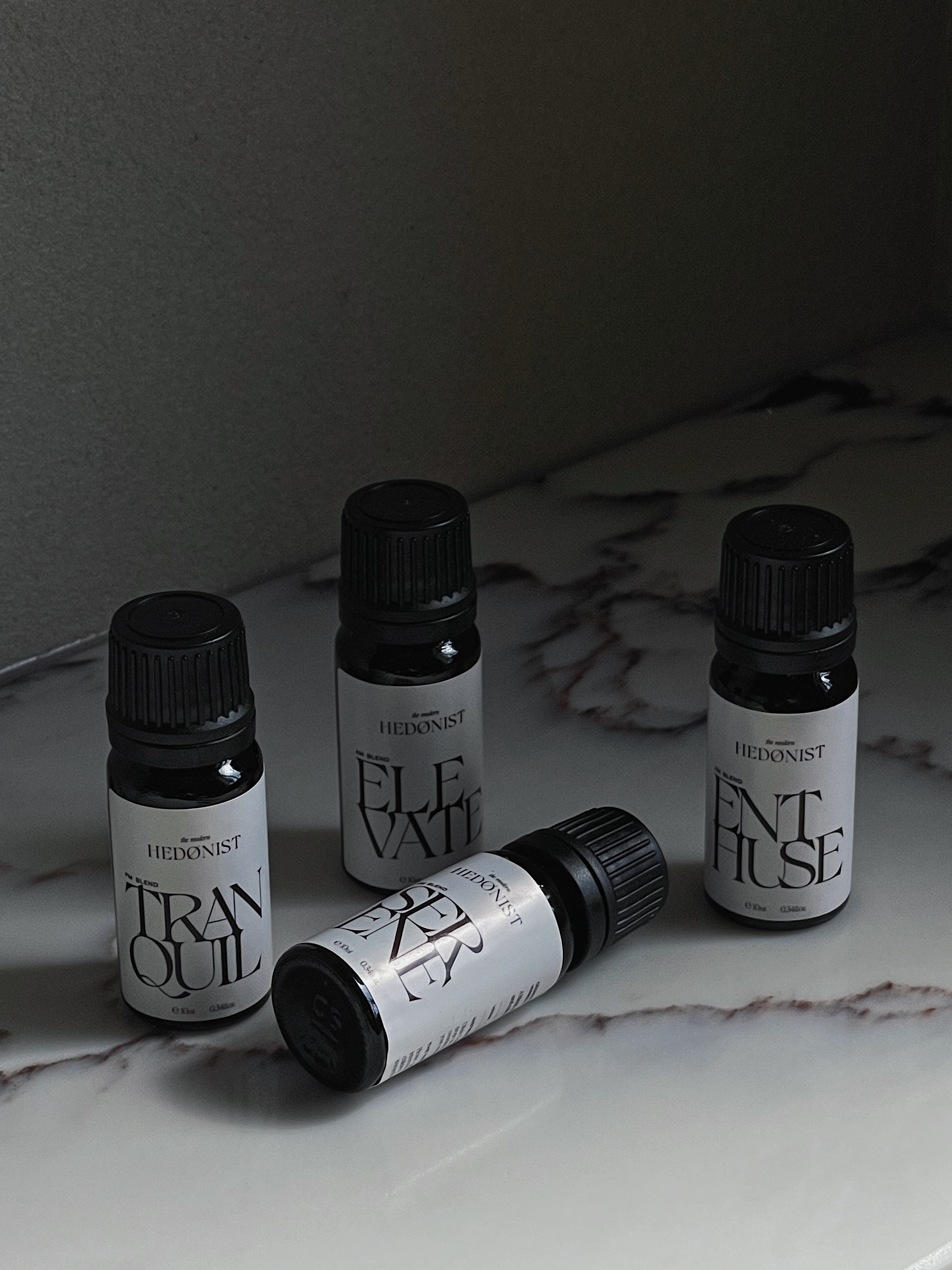 AM to PM Oil Set: Elevate & Serene — A Daily Aromatherapy Ritual for B ...