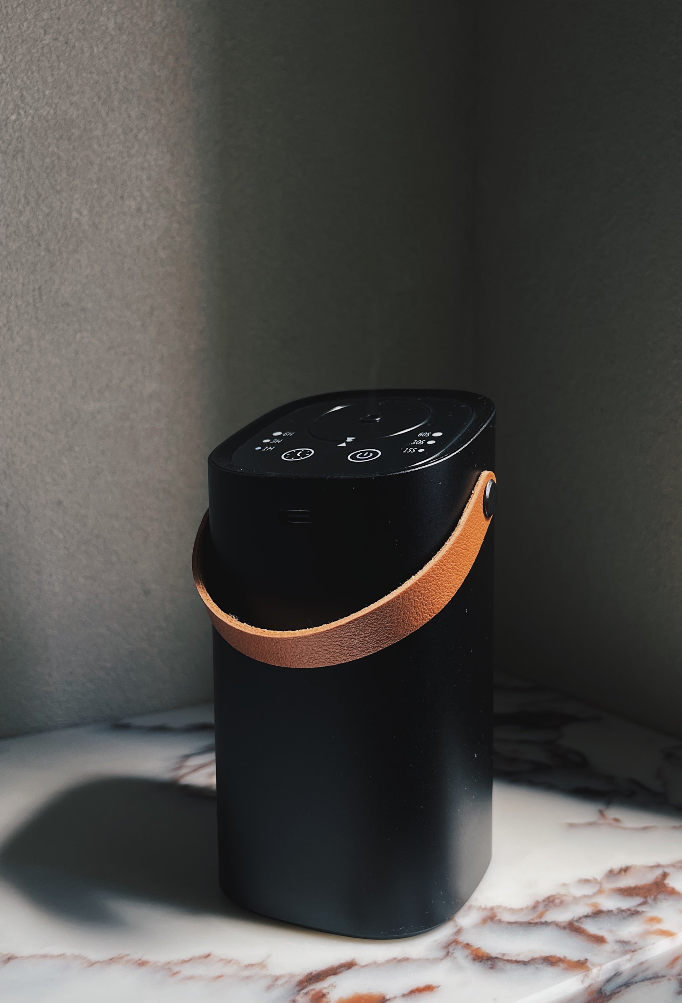 Portable Waterless Essential Oil Diffuser | Tan Strap | On-the-Go ...